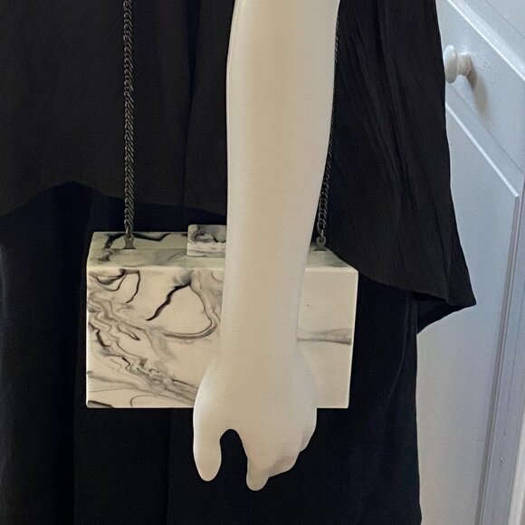 Zara | Bags | Zara Hard Case Shoulder Bagclutch | Poshmark